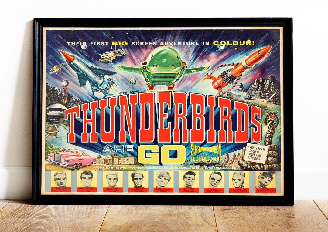 Retro 1960s Science Fiction Poster Vintage Space Movie Memorabilia Art ...