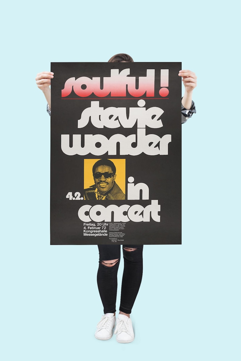 1970s Vintage Soul Concert Poster – Retro Funk R&B Music Print - Etsy
