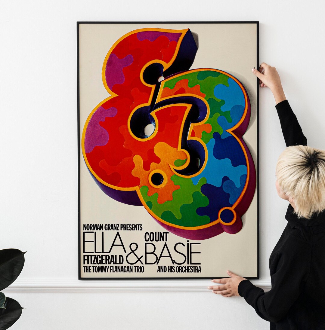Vintage Jazz Music Poster – Classic Festival Concert Print, Retro Bebop ...
