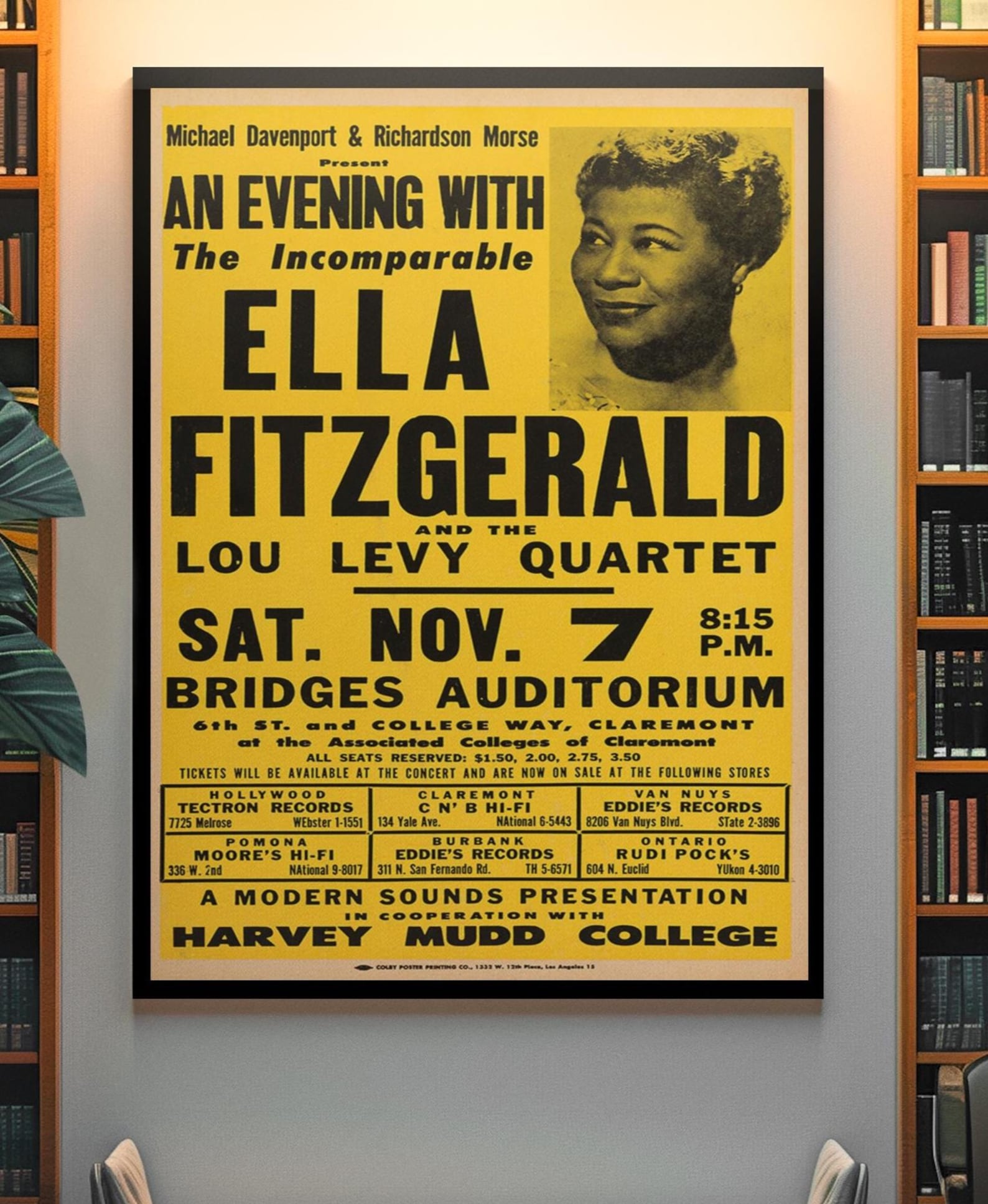 Vintage Jazz Festival Poster – Classic Bebop Swing Rnb Print, Retro ...
