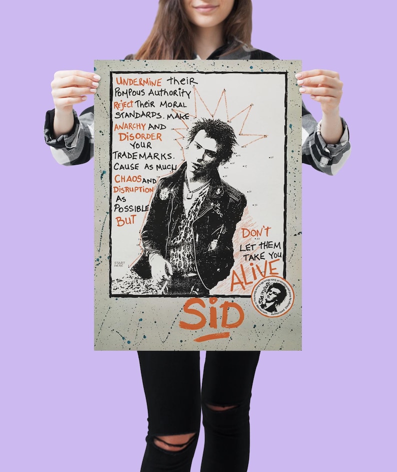 1970s Punk Rock Poster Set – the Birth of DIY Rebellion and Underground ...