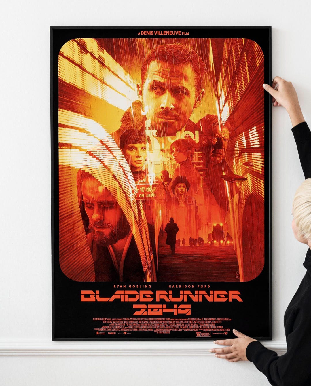 Futuristic Sci-fi Movie Poster – Retro Cyberpunk Art, Iconic Film ...