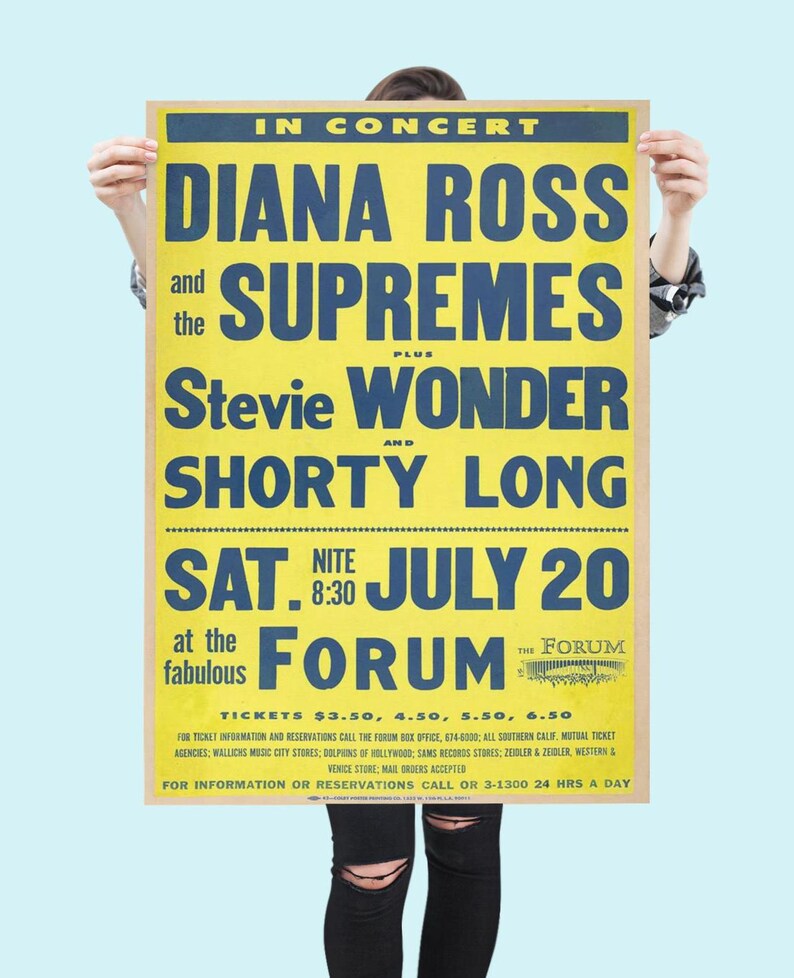 1968 Vintage Soul R&B Funk Concert Poster – Retro Music Print - Etsy