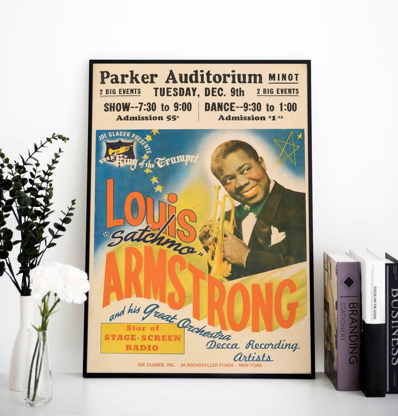 1950s Jazz Ensemble Poster – Retro Swing Music Wall Art for Collectors ...