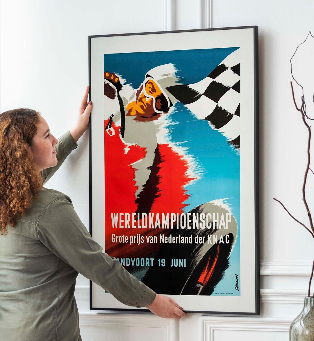 Dutch Grand Prix 1955 Vintage Big Poster - Etsy