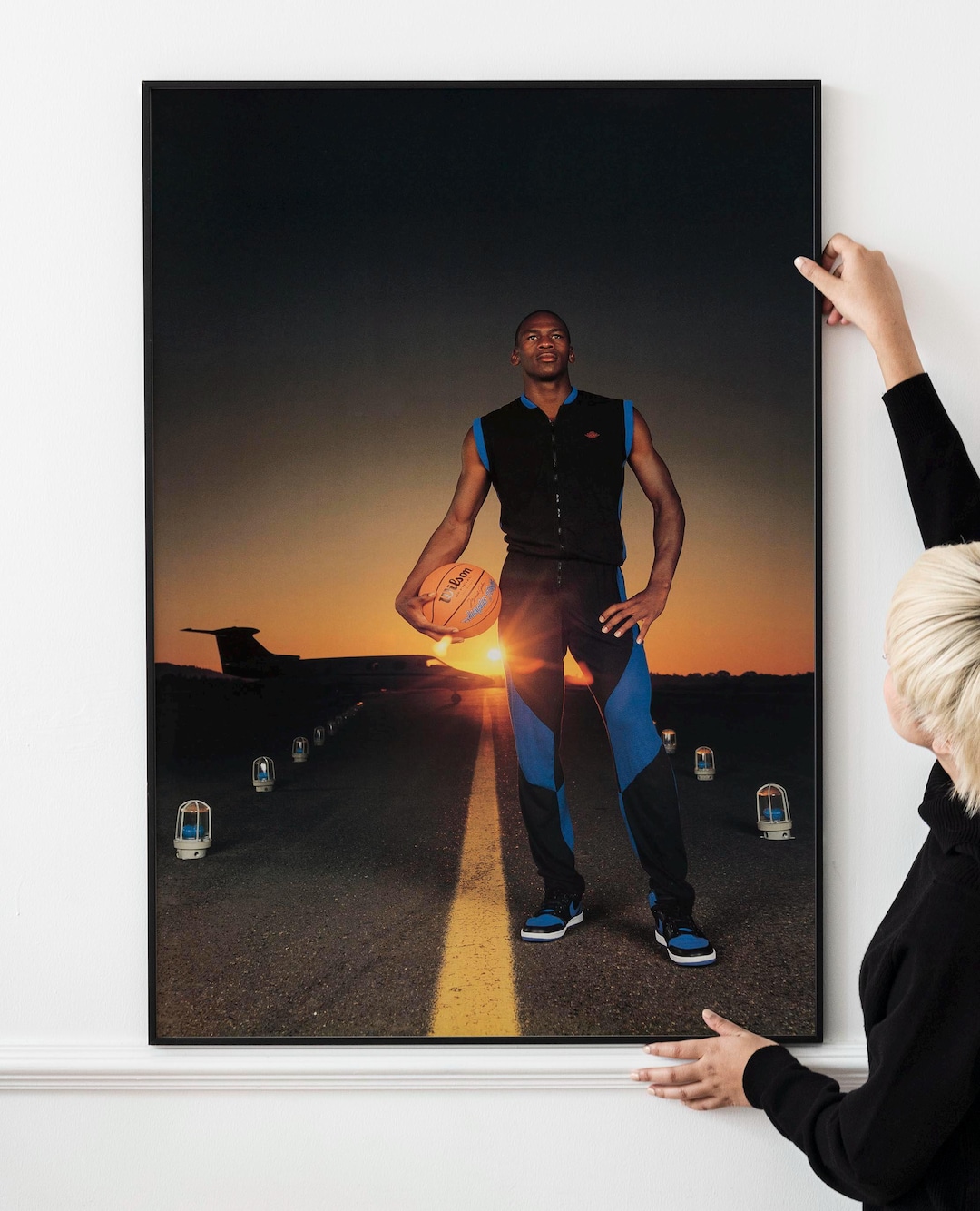 2x Basketball Poster 80s – Vintage NBA Art, Classic Sports Memorabilia ...