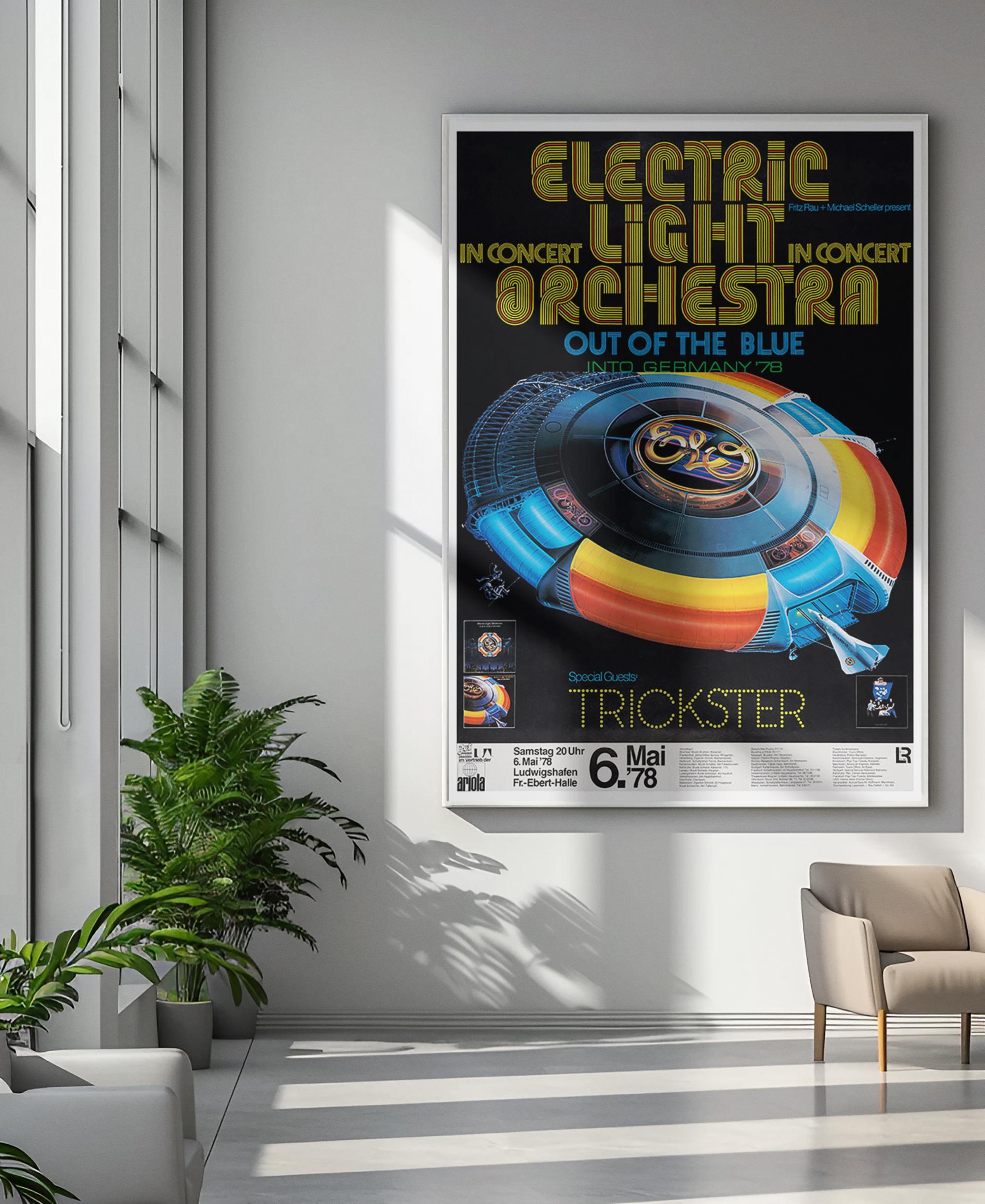Vintage ELO Poster – 1978 Electric Light Orchestra Concert Poster - Etsy