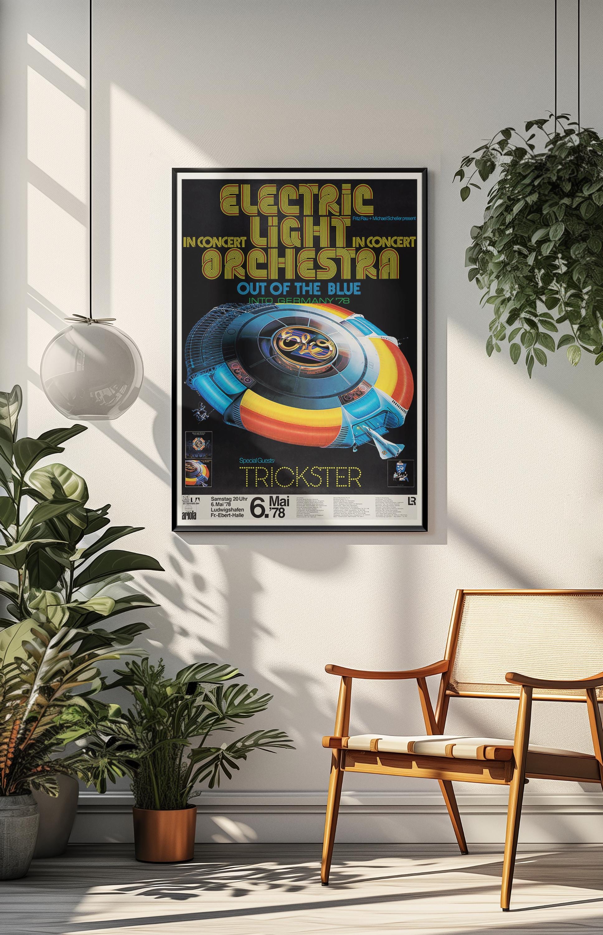 Vintage ELO Poster – 1978 Electric Light Orchestra Concert Poster - Etsy
