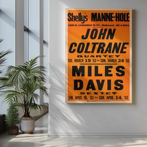 60s Jazz Concert Poster – Classic Jazz Music Art, Vintage Music Print ...
