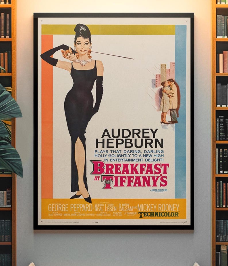 1960s Vintage Romance Movie Poster Classic Midcentury Cinema ...