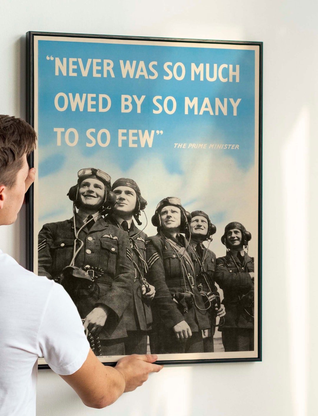 Winston Churchill WW2 RAF Quote PRINTABLE DOWNLOAD - Etsy