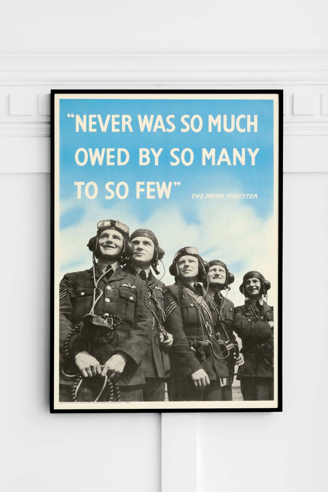 Winston Churchill WW2 RAF Quote PRINTABLE DOWNLOAD - Etsy