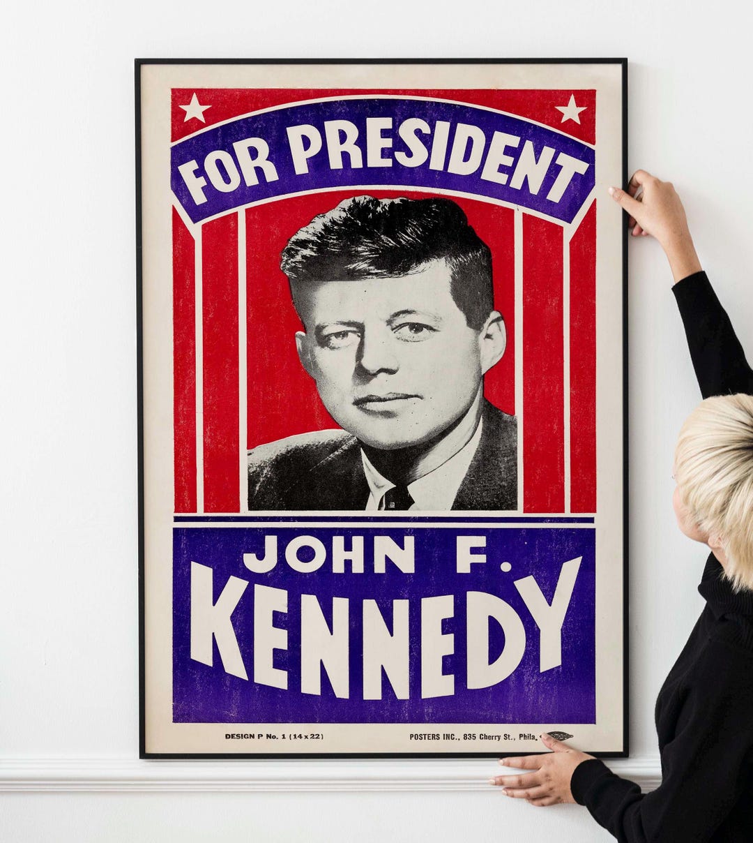 John F. Kennedy Wahlplakat 1960 JFK DRUCKBARE DOWNLOAD - Etsy.de