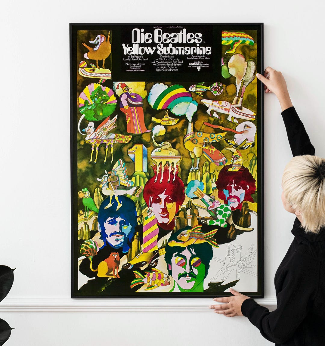 Classic 1960s Rock and Roll Poster – Vintage Pop Music Concert Print ...