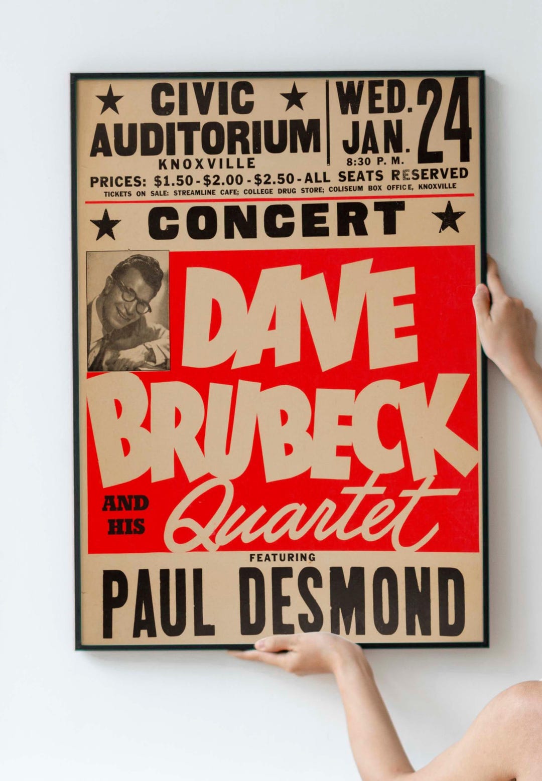 1962 Vintage Jazz Concert Poster – Civic Auditorium Cool Jazz Print - Etsy