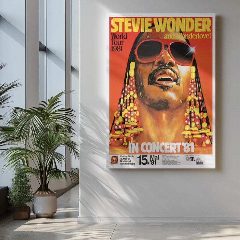 Iconic 70s Poster – Vintage Soul Music Festival Art, Retro R&B Era ...