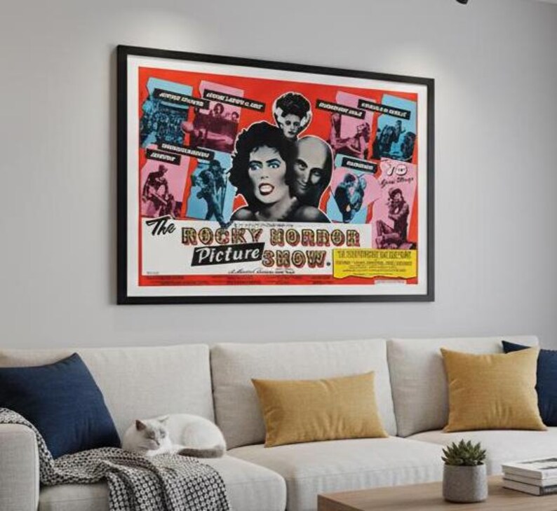 1970s Cult Horror Musical Poster – Vintage Midnight Cinema Print ...
