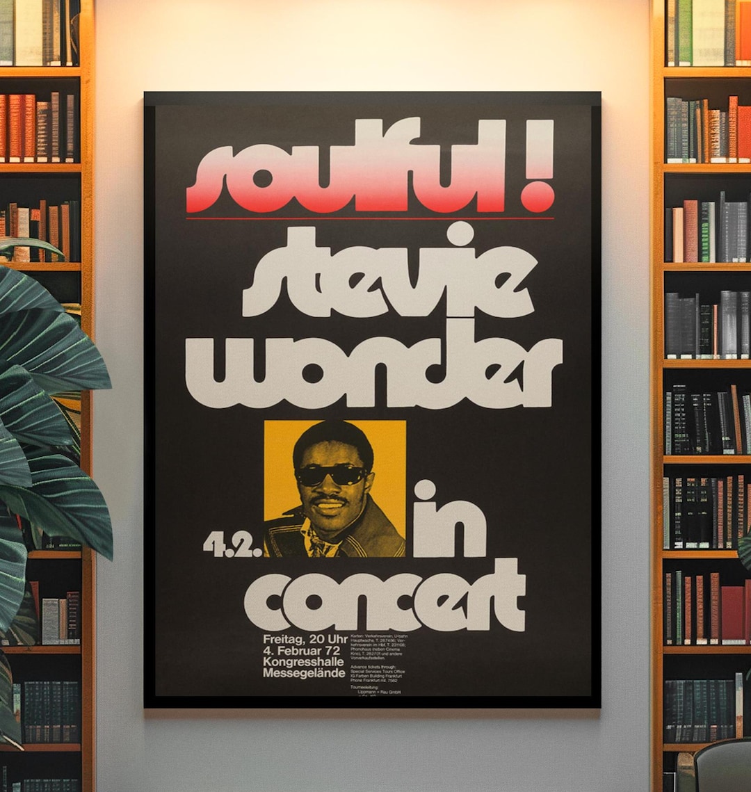1970s Vintage Soul Concert Poster – Retro Funk R&B Music Print - Etsy