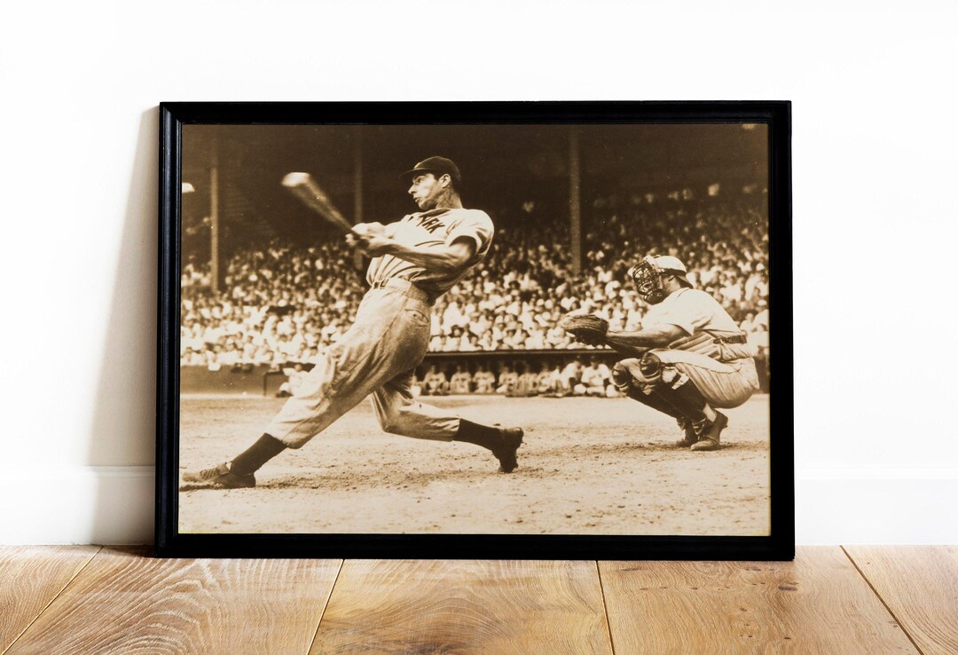 Classic 1950s New York Yankees Vintage Baseball Photo Poster Print ...