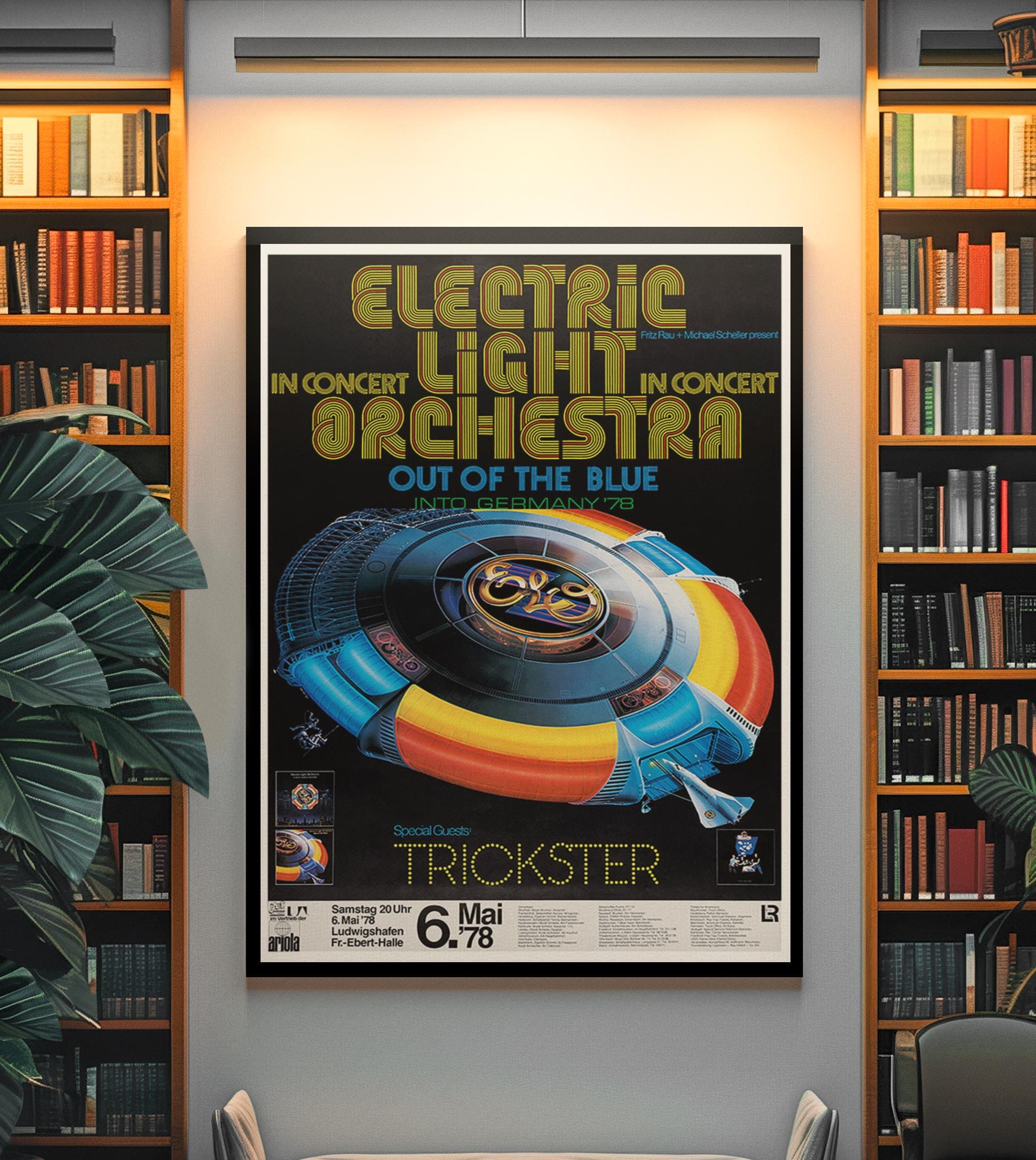 Vintage ELO Poster – 1978 Electric Light Orchestra Concert Poster - Etsy