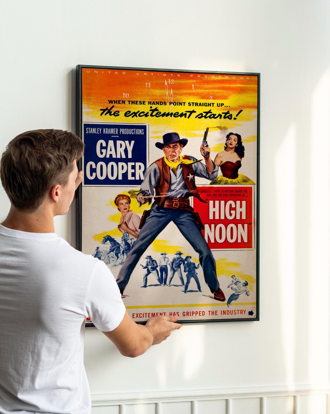 High Noon 1952 Classic Western Movie Poster - Etsy