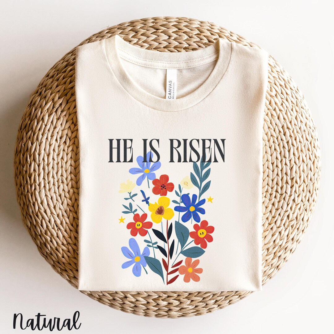 He is Risen Christian Easter Shirt, Easter Shirt, Christian Shirt ...