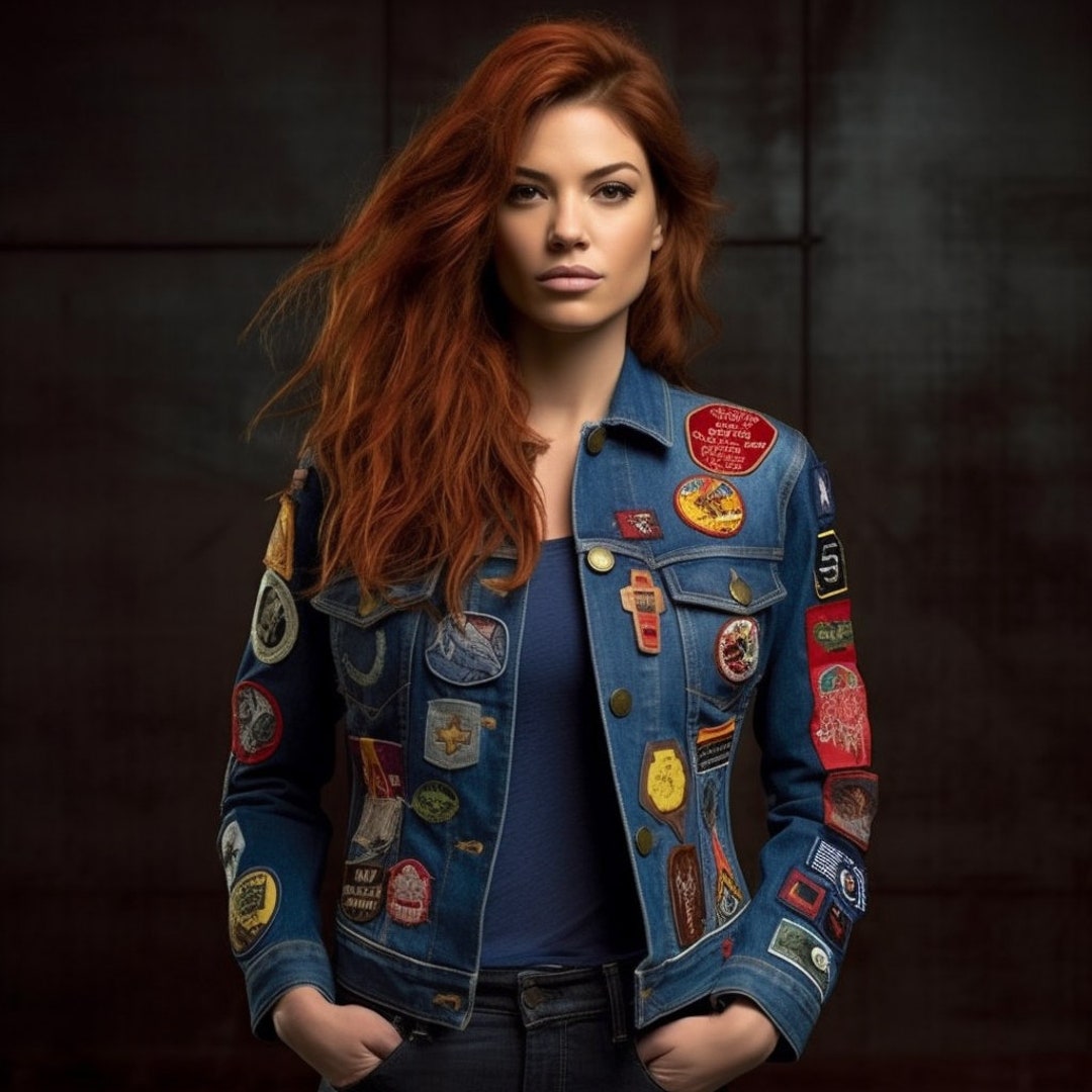 Denim Glam Jacket - Etsy