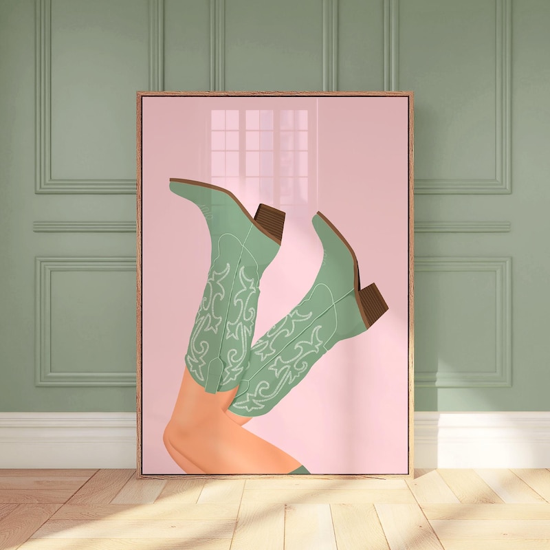 Dorm Room Green and Pink - Etsy