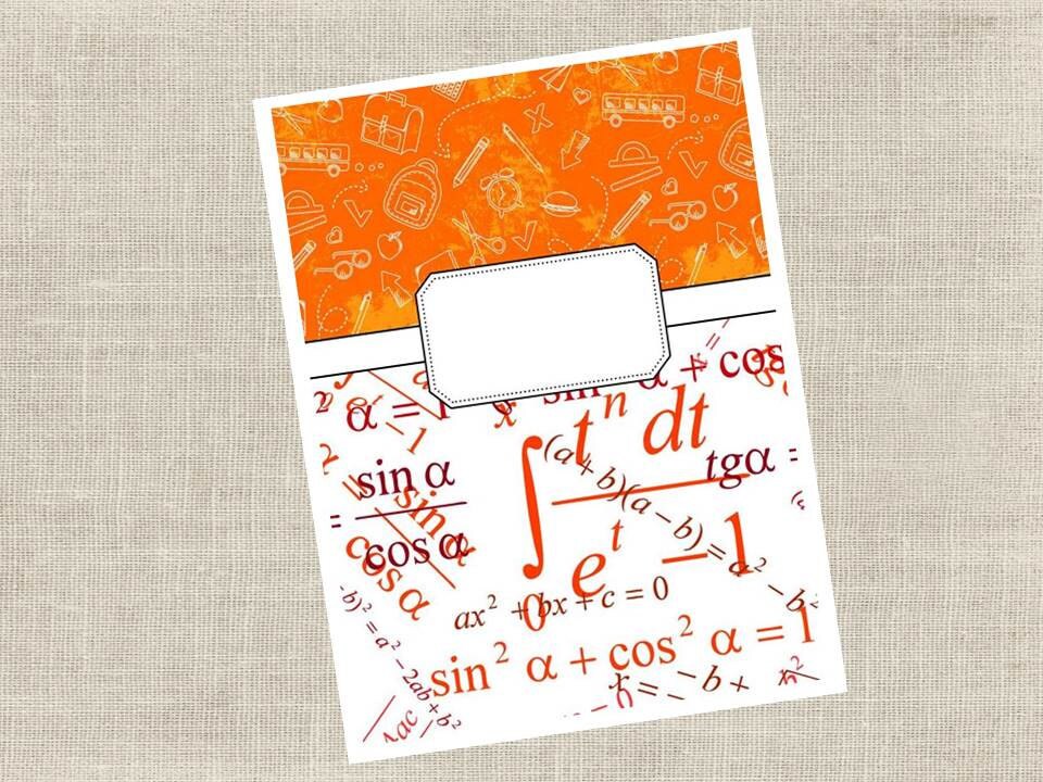 Binder Covers Geek Nerd Science Formula Math School Student - Etsy