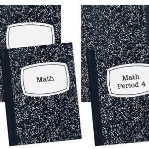 Editable Instant Download Ring Binder Covers Insert Composition ...