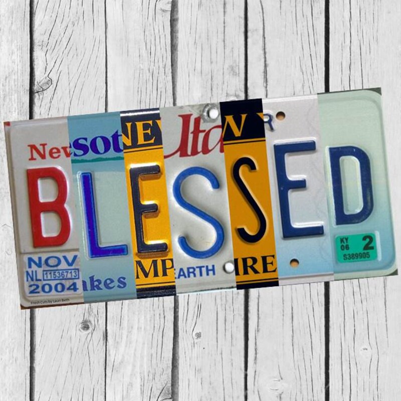 License Plate Art - Etsy