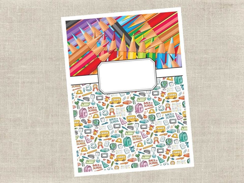 Binder Covers Doodles Art Creative Set of 5 School Student - Etsy