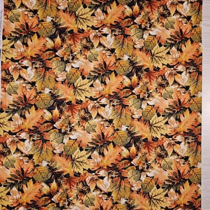 Autumn Leaves Cotton Fabric Fall STUDIO E Quilters Cotton BTY by the ...
