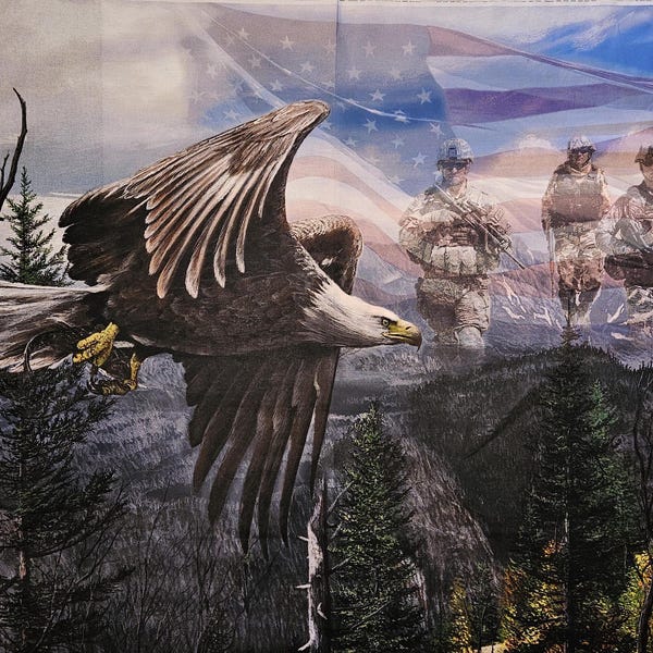 Eagle Fabric Panels - Etsy