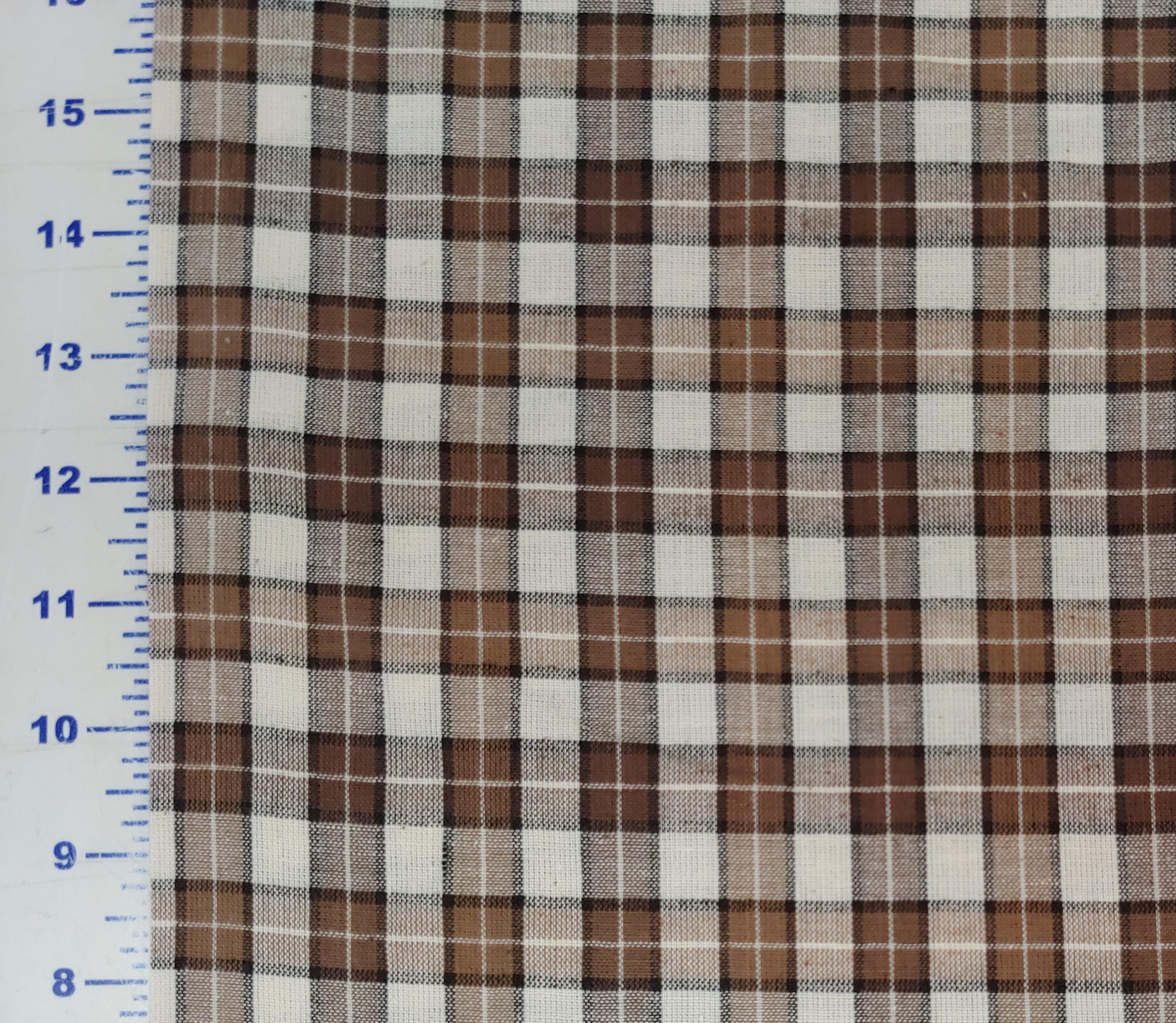 Homespun Fabric Cotton Plaid Check FAT QUARTERS Choice VARIETY - Etsy