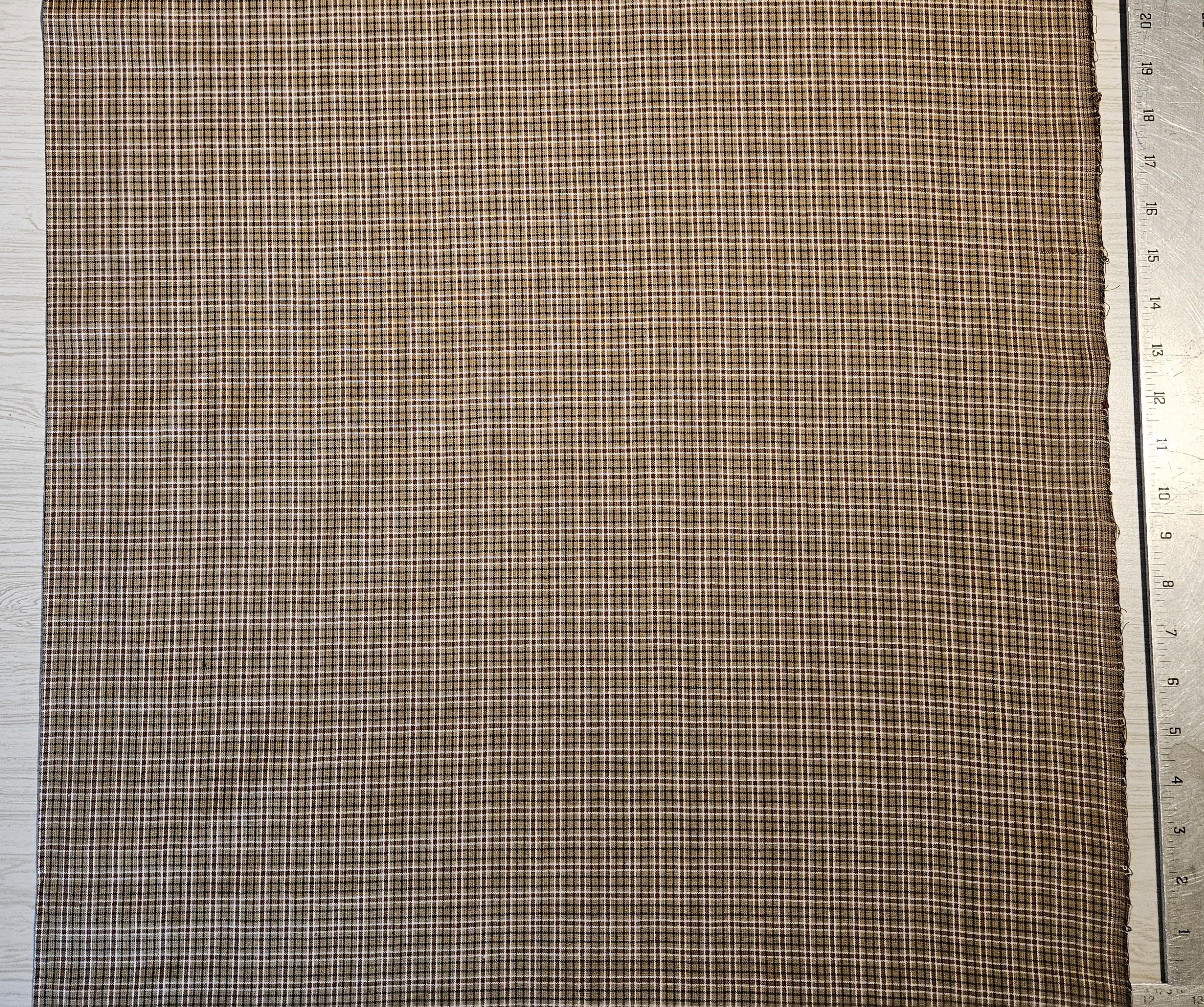 Homespun Fabric Cotton Plaid Check FAT QUARTERS Choice VARIETY - Etsy
