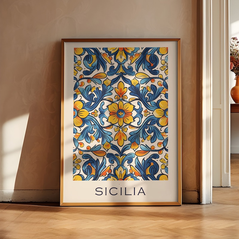 Sicilian Ceramics Wall Art - Etsy