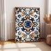 Sicilian Tile Pattern Print Mediterranean Colorful Ceramics Tiles ...