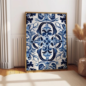Mediterranean Ceramic Print Sicilian Colourful Tile Poster Italy ...