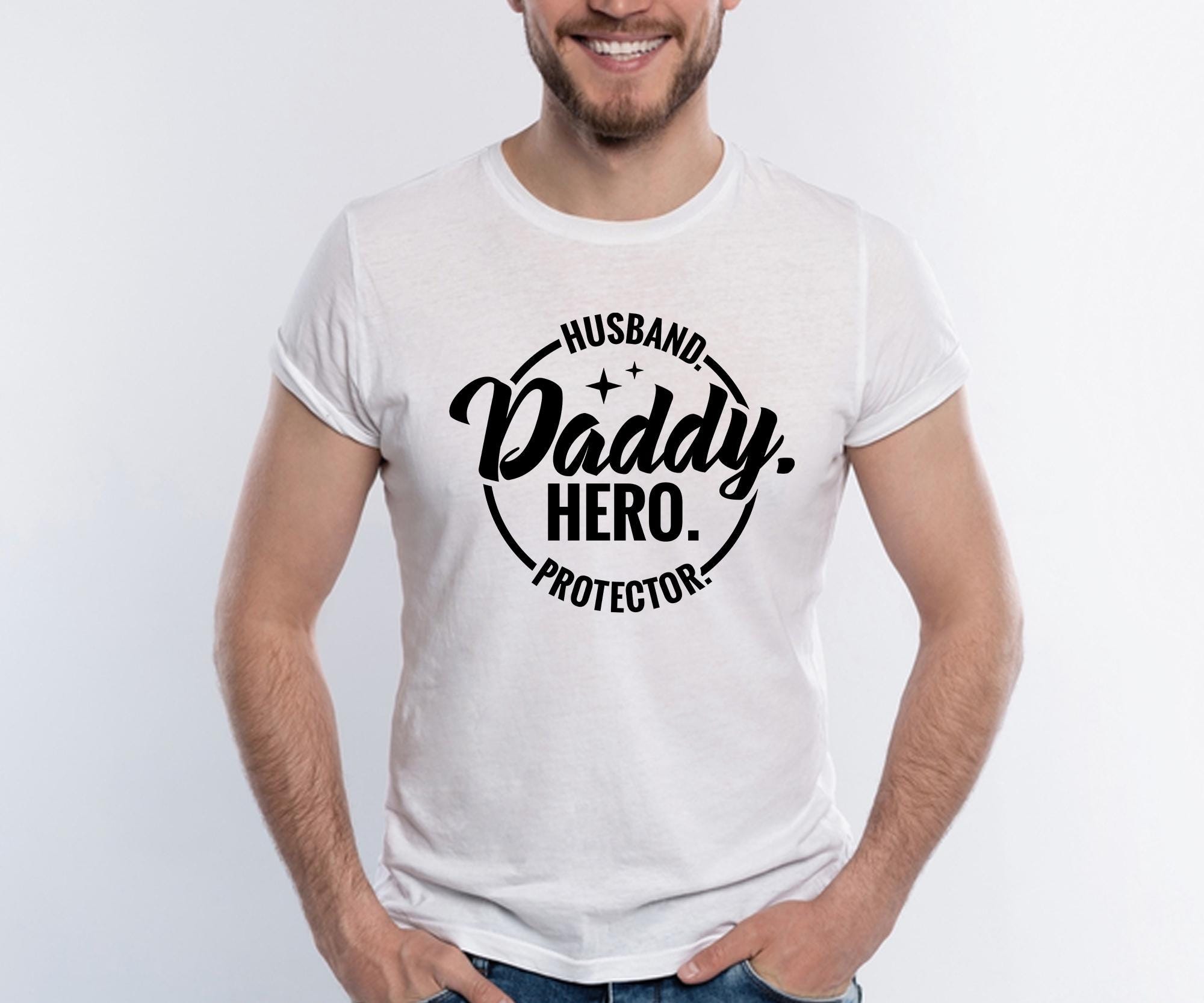 Husband Daddy Protector Hero Svg, Papa Svg, Cricut, Sublimation, Daddy ...