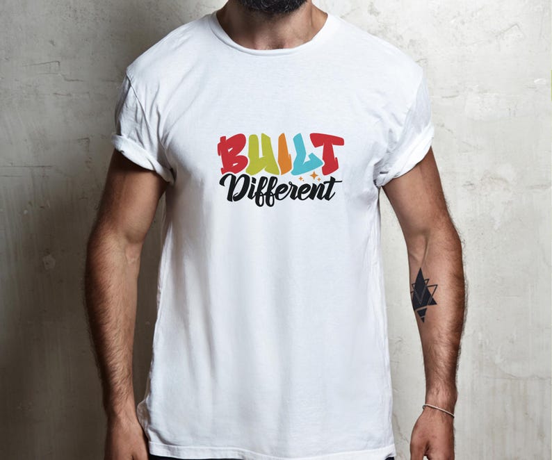 Built Different Svg, Cricut, Sublimation, All Love Svg, Built Svg ...