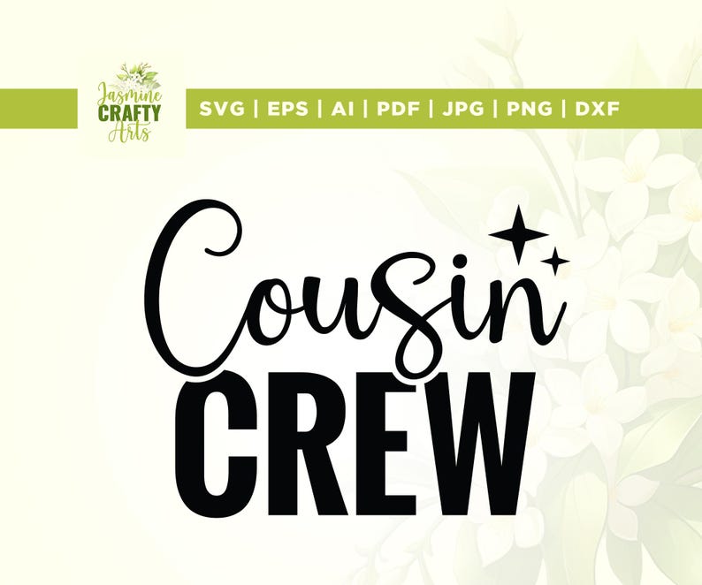Cousin Crew SVG, Family Svg, Cricut, Sublimation (digital Download) - Etsy