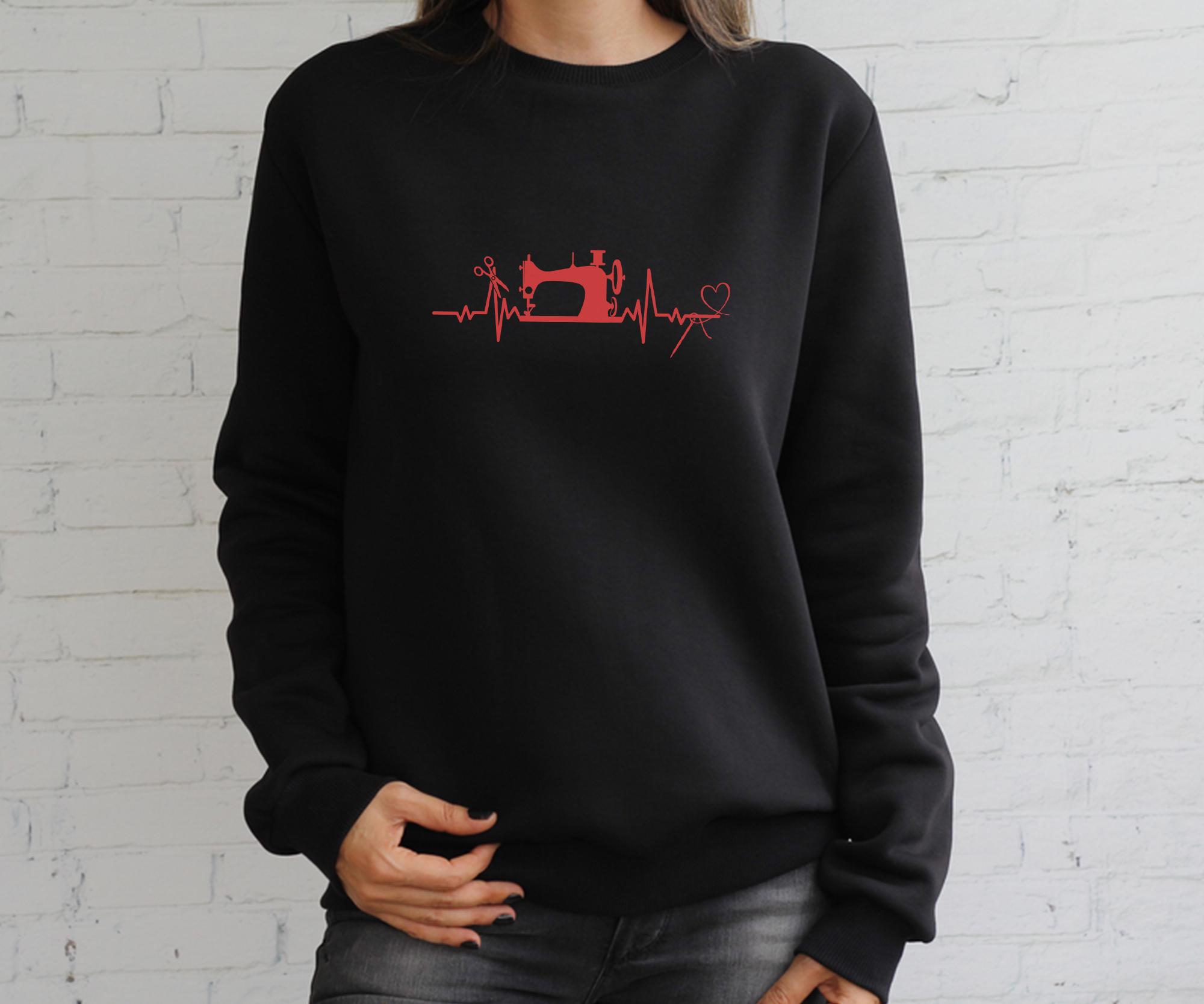 Sewing Heartbeat Svg, Sewing Machine Seamstress Svg, Cricut, Png, Svg ...