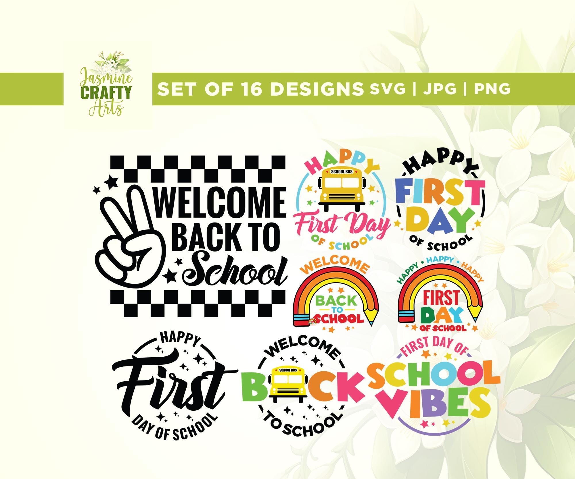 First Day of School SVG Bundle, Teacher Cricut Files (digital Download ...