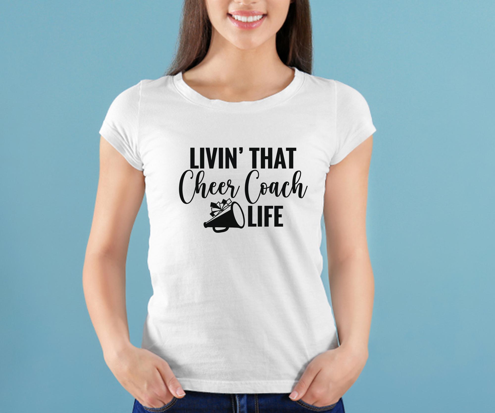Livin' That Cheer Coach Life Svg, Cheer Svg, Coach Life Svg, Cricut ...