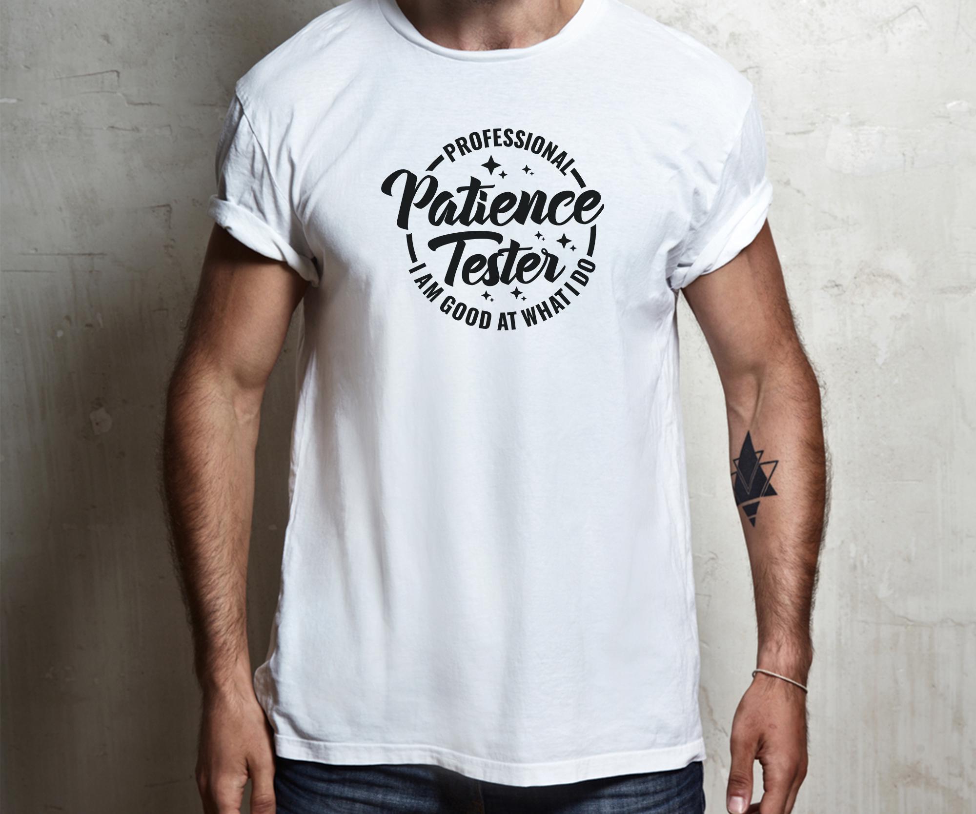 Professional Patience Tester SVG, Funny Kid's Shirt Design (digital ...
