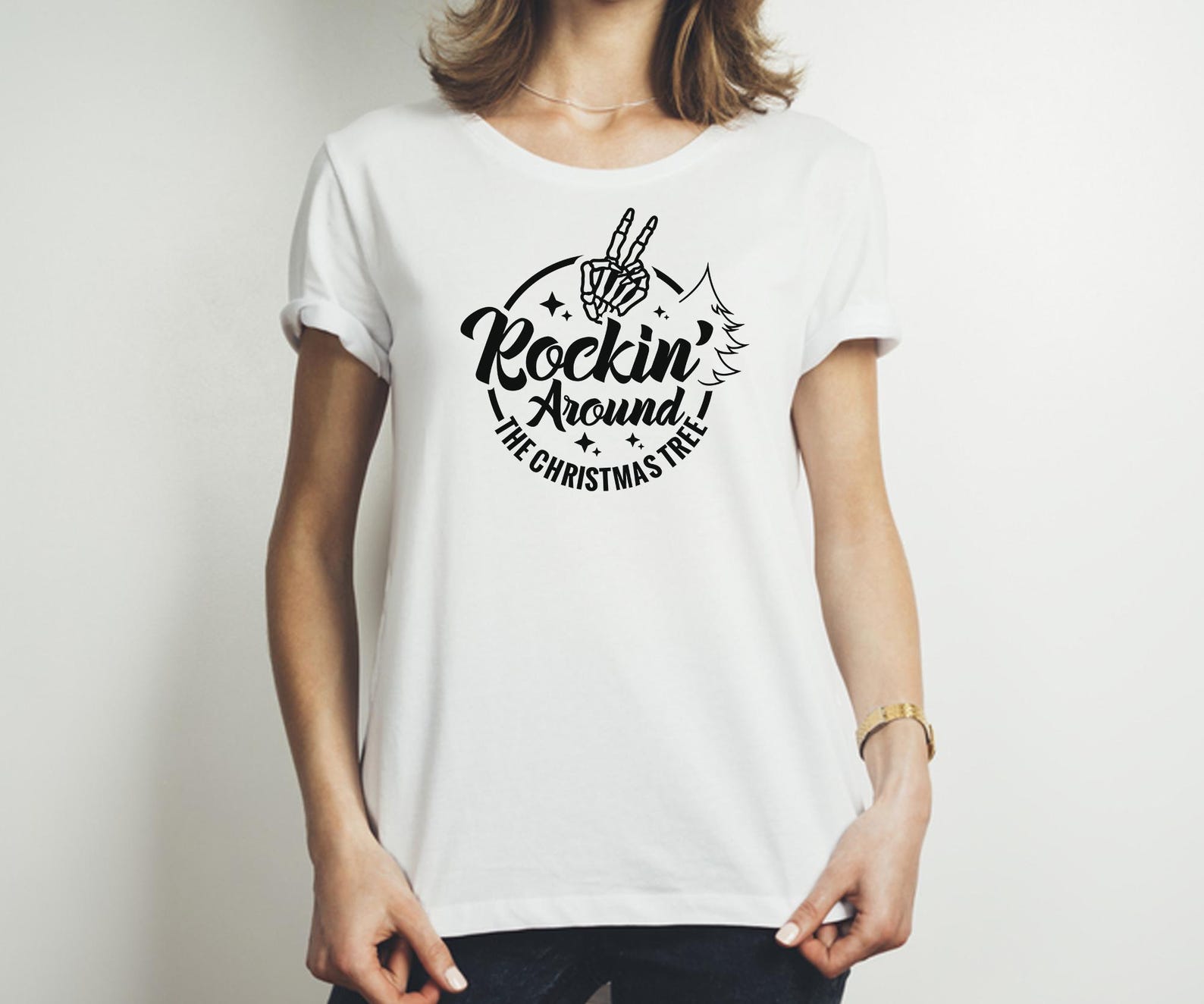 Rockin' Around the Christmas Tree Svg, Cricut, Sublimation, Rockin'svg ...