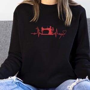 Sewing Heartbeat SVG, Seamstress Machine, Cricut, Silhouette (digital ...