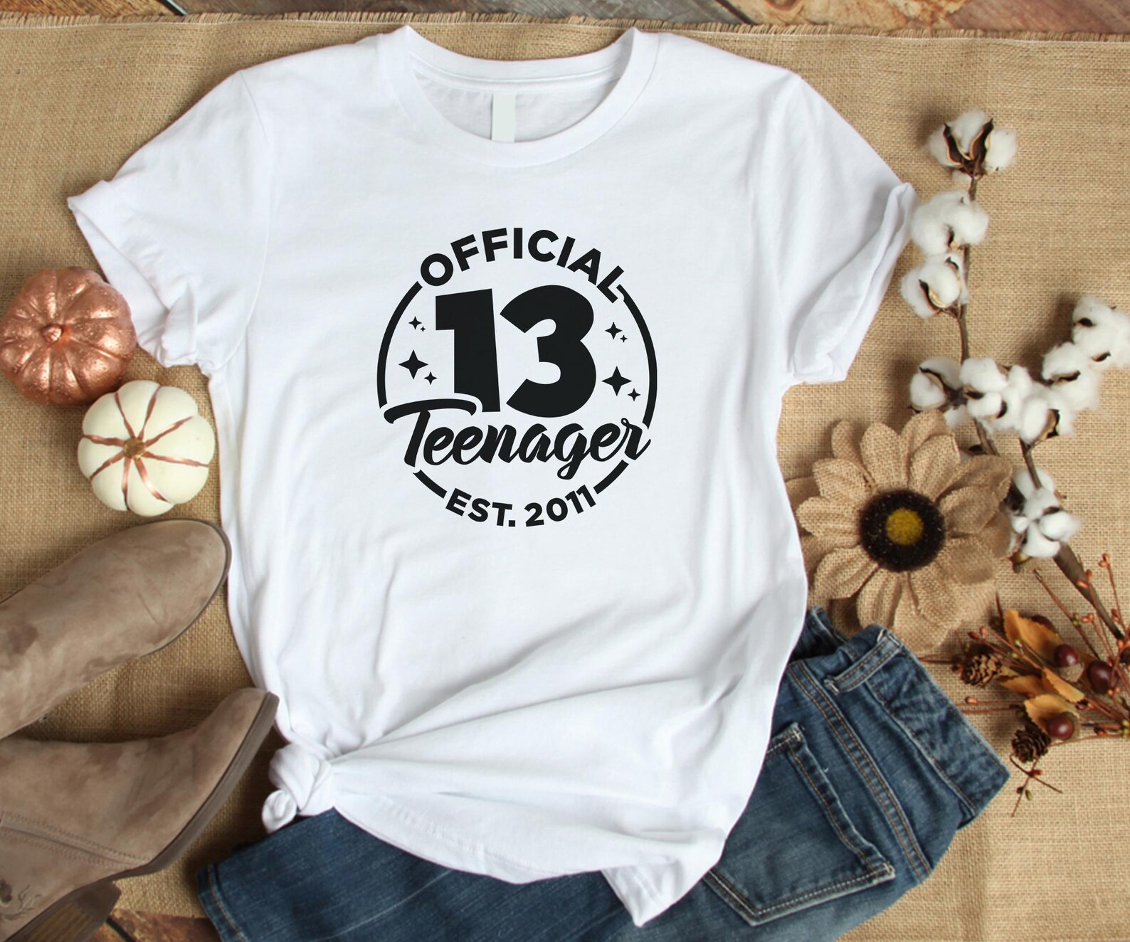 13 Official Teenager Svg, 13th Birthday Girl Svg, Cricut, Sublimation ...