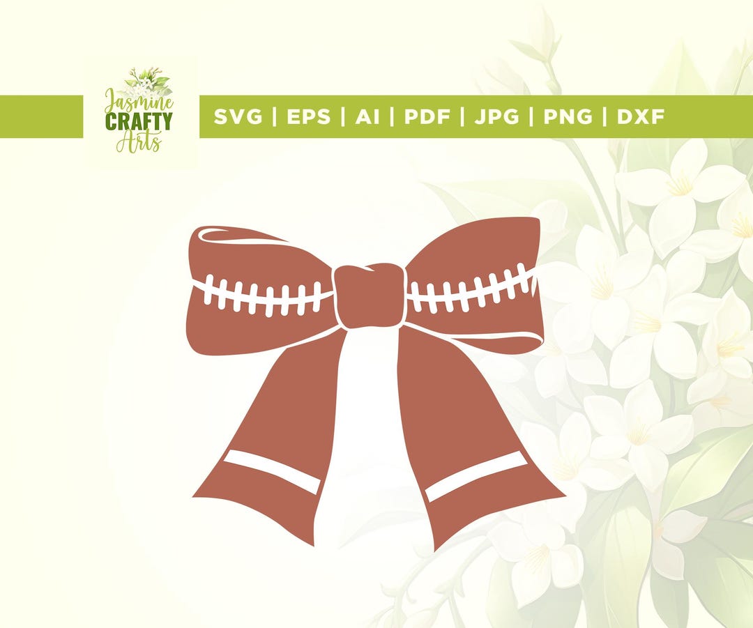 Football Bow Svg, Very Mindful Football, Cricut, Sublimation, Fall ...